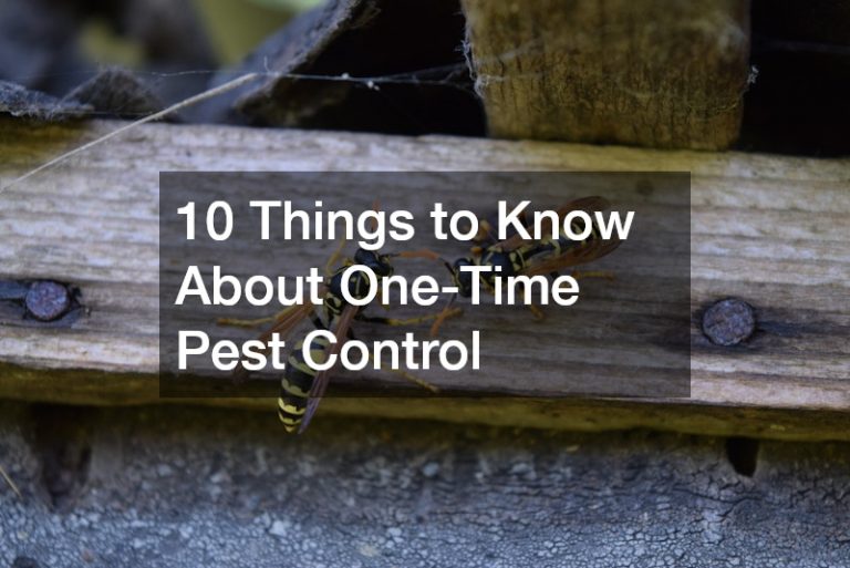 10 Things to Know About One-Time Pest Control - Pest and Animal Control ...